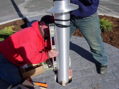 Flag Center > Services > Flagpole Installation